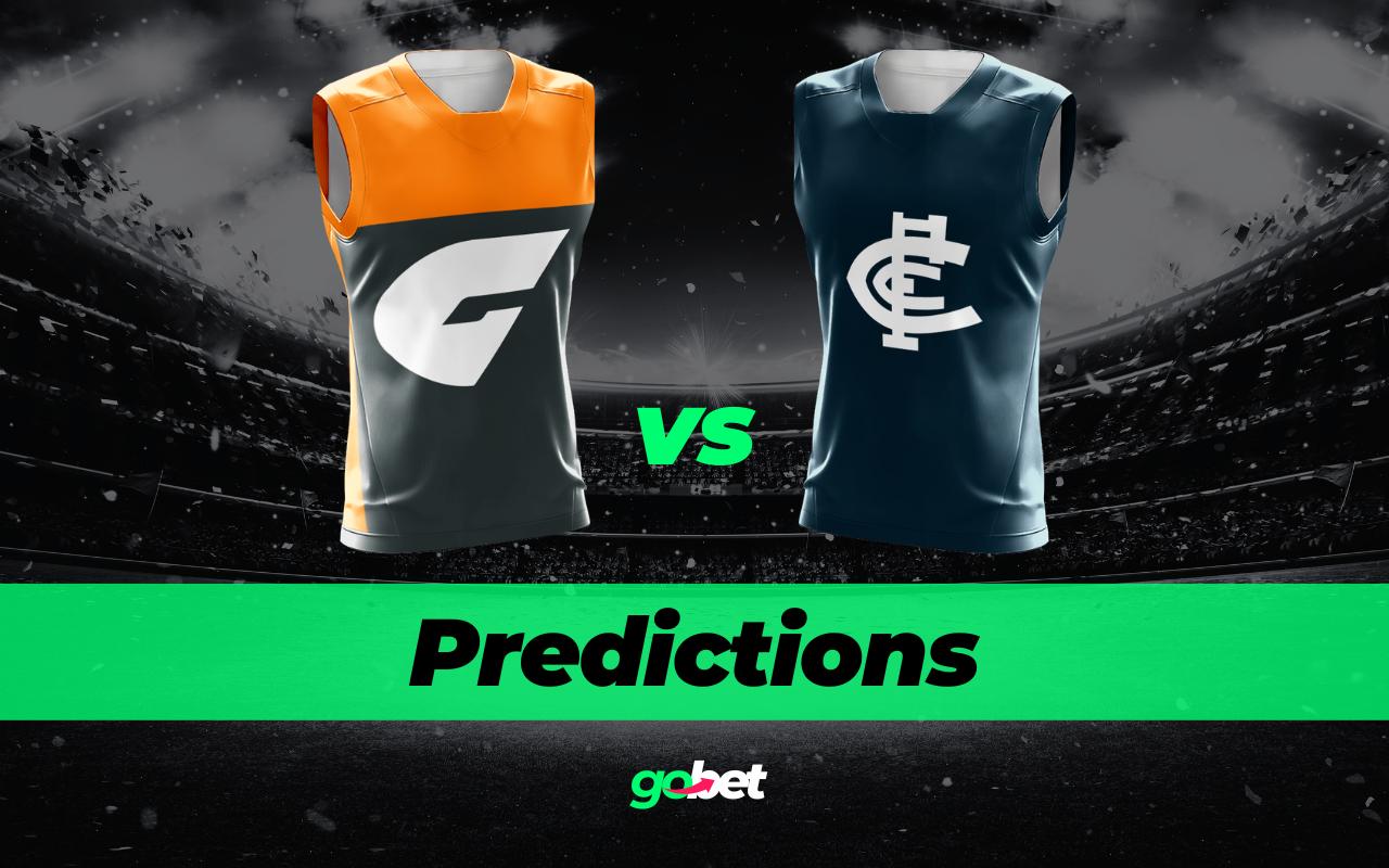 GWS vs. Carlton Predictions - AFL Round 15 2026